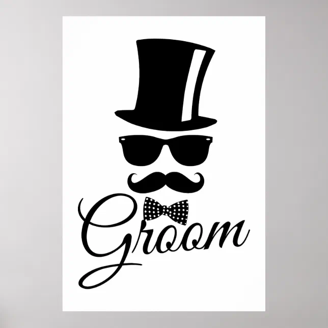 Funny groom poster | Zazzle