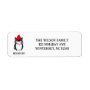 Funny Grouchy Cat Catmas Humor Christmas Label | Zazzle