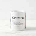 Funny Grumpa Definition Grandpa Photo Coffee Mug | Zazzle