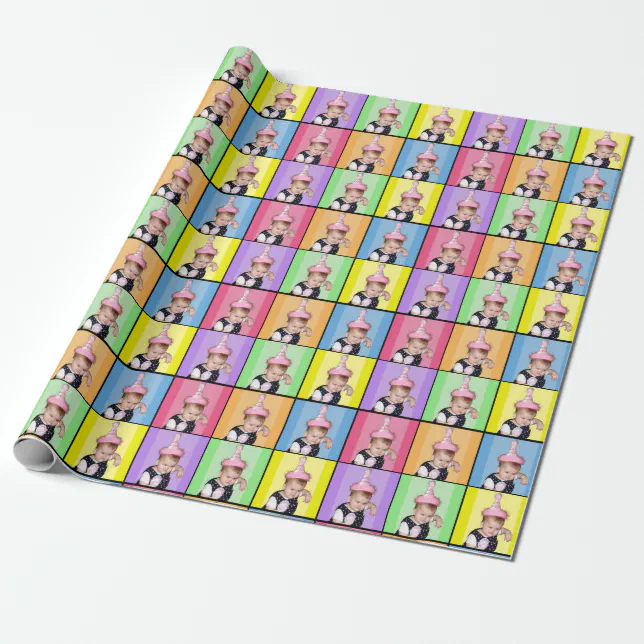 Funny grumpy baby wrapping paper | Zazzle