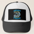 funny grumpy fisherman old man trucker hat | Zazzle