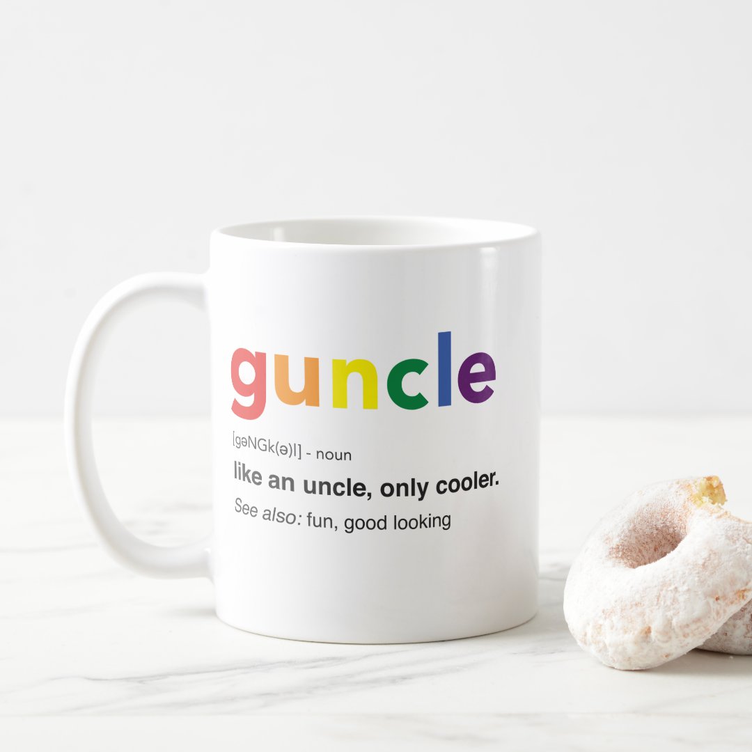 Funny Guncle Definition Print Coffee Mug | Zazzle