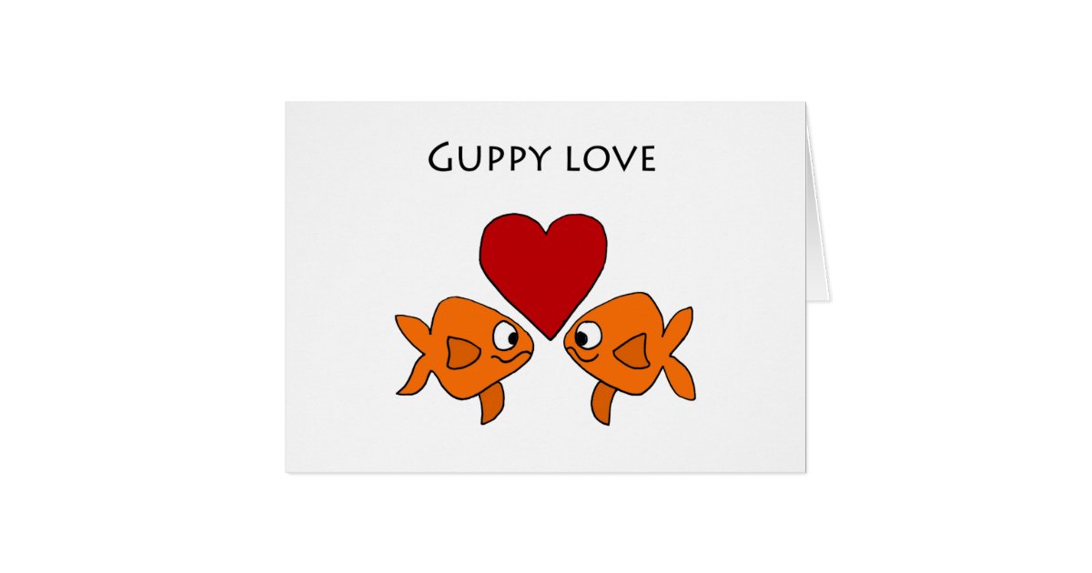 Funny Guppy Love Design | Zazzle