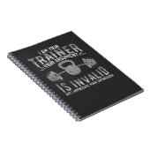 Funny Gym Workout Training Personal Trainers Notebook | Zazzle