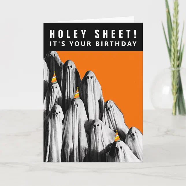 Funny Halloween Birthday Card | Zazzle