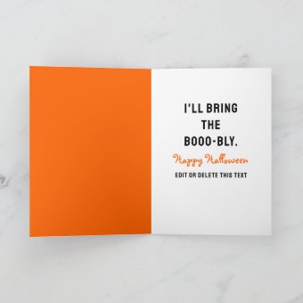 Funny Halloween Card | Zazzle