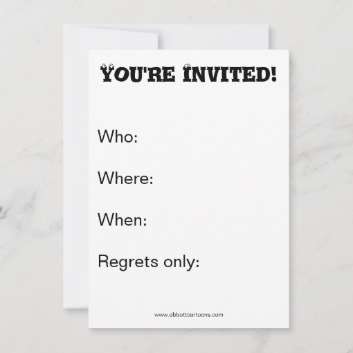 Funny Halloween Humor Party Invitations | Zazzle