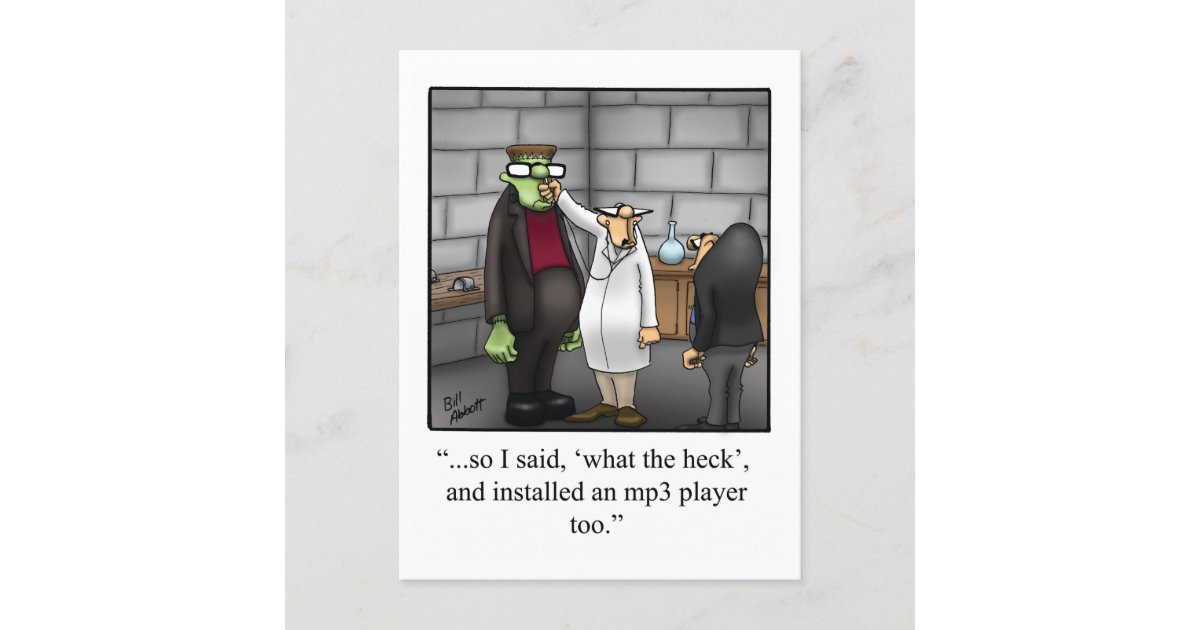 Funny Halloween Humor Postcard | Zazzle