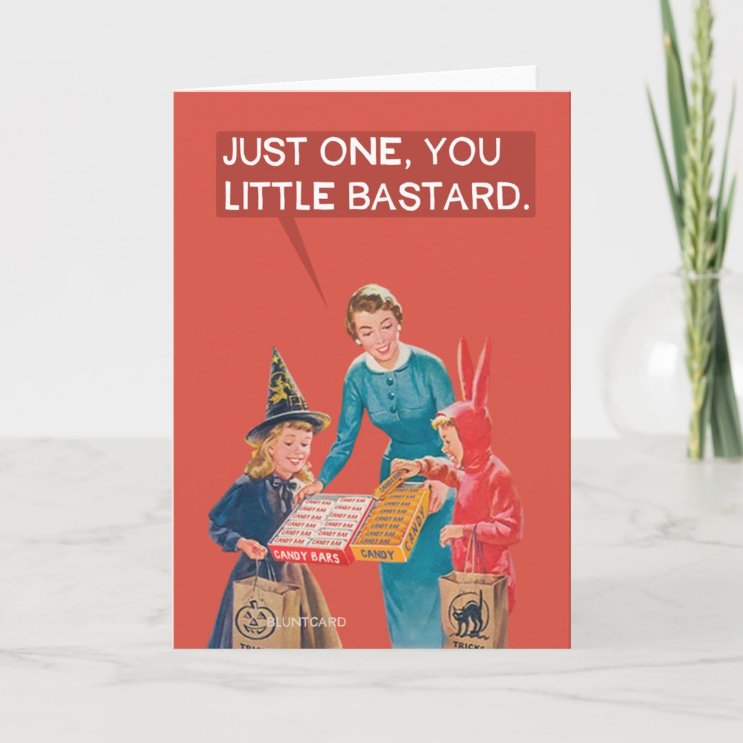 Funny Halloween, just one Card | Zazzle