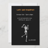 Funny Halloween Skeletons - Please Join Us Invitation | Zazzle