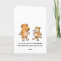 Funny Halloween Woof Man Card | Zazzle