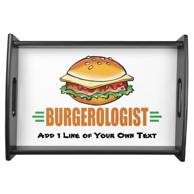 Funny Hamburger Serving Tray | Zazzle