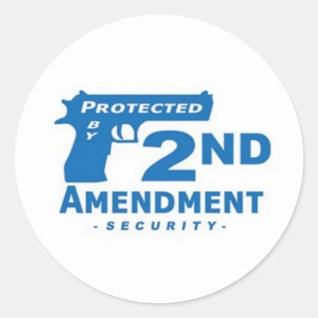 Funny handgun sticker, pro gun hard hat sticker | Zazzle