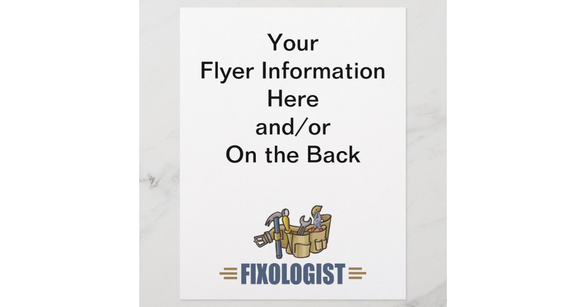 Funny Handyman Flyer | Zazzle