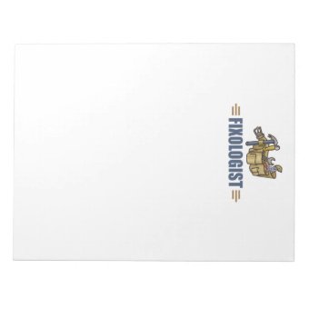Funny Handyman Notepad | Zazzle