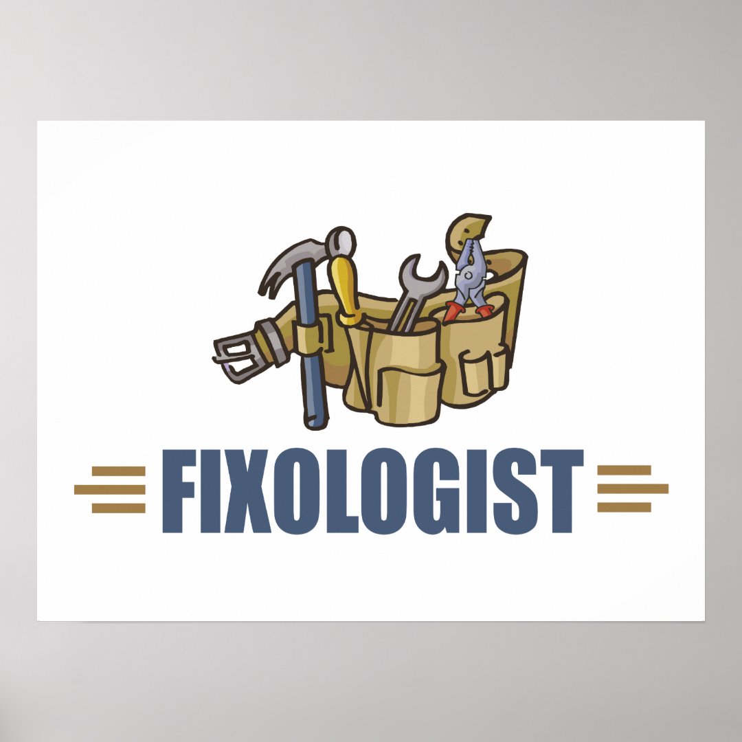 Funny Handyman Poster | Zazzle