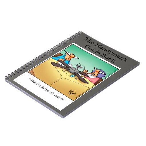 Funny Handyman's Guide Notebook Gift | Zazzle