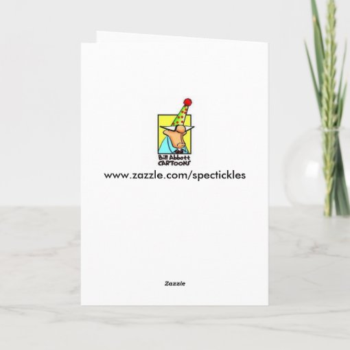 Funny Happy Birthday Greeting Card "Spectickles" | Zazzle