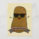 Funny Happy Cool Potato Personalized Postcard | Zazzle