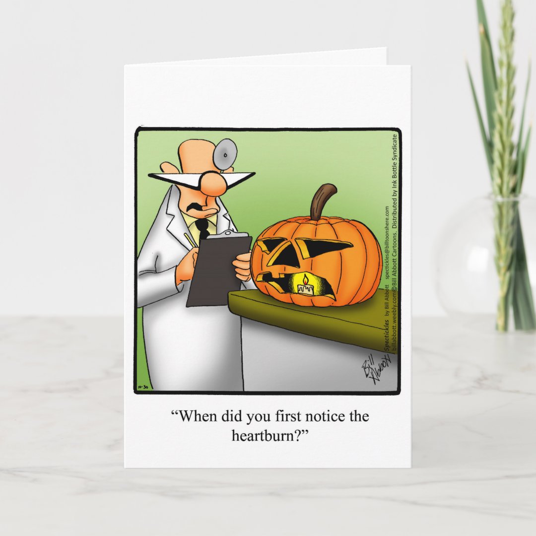 Funny Happy Halloween Greeting Card | Zazzle