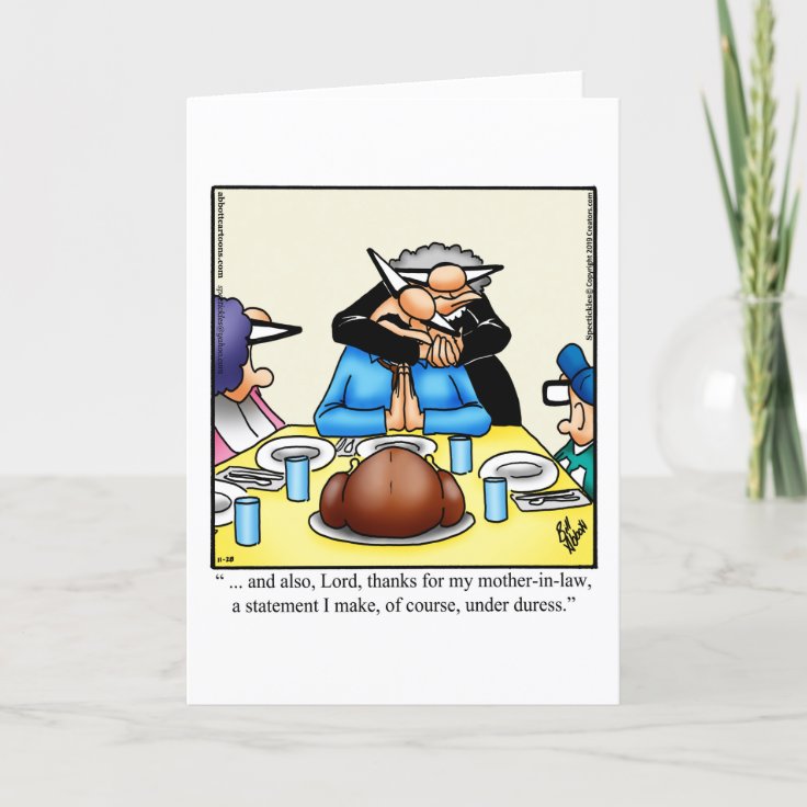 Funny Happy Thanksgiving Greeting Card | Zazzle