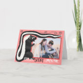 Funny Happy Valentine's Day Skunk Love | Add Photo Holiday Card | Zazzle