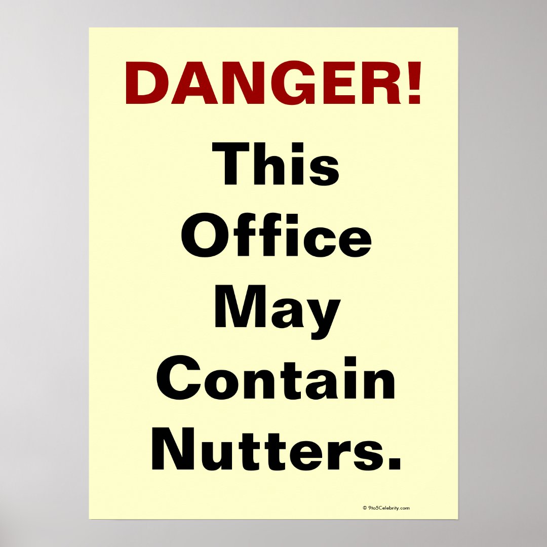 Funny Health and Safety Slogan Poster | Zazzle