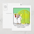 Funny Heavenly Humor Postcard | Zazzle