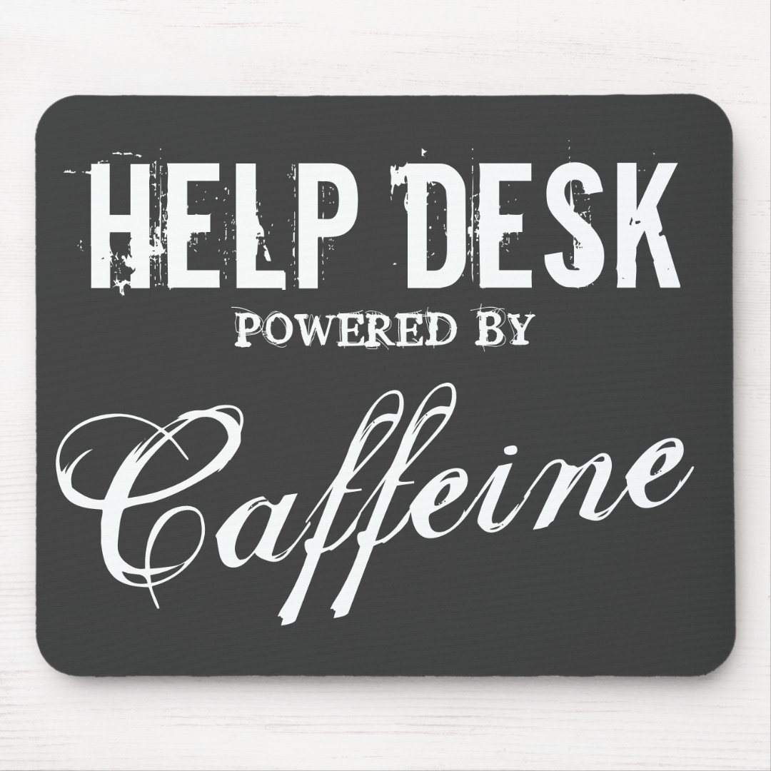 Funny help desk mouse pad | Office humor | Zazzle