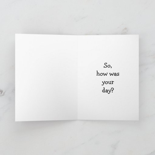 Funny Hi And Hello Humor Greeting Card | Zazzle