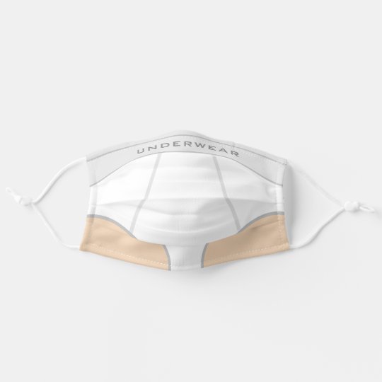 Funny Hilarious Underwear Adult Cloth Face Mask | Zazzle.com