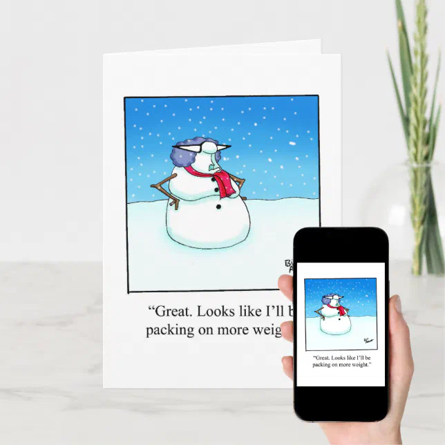 Funny Holiday Humor Greeting Card | Zazzle