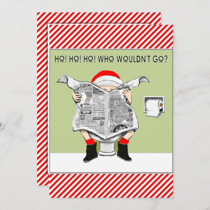 funny holiday party invitation | Zazzle