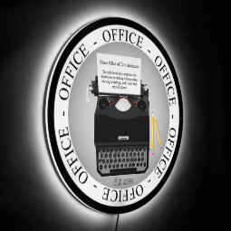 Funny Home Office Work From Home LED Sign | Zazzle