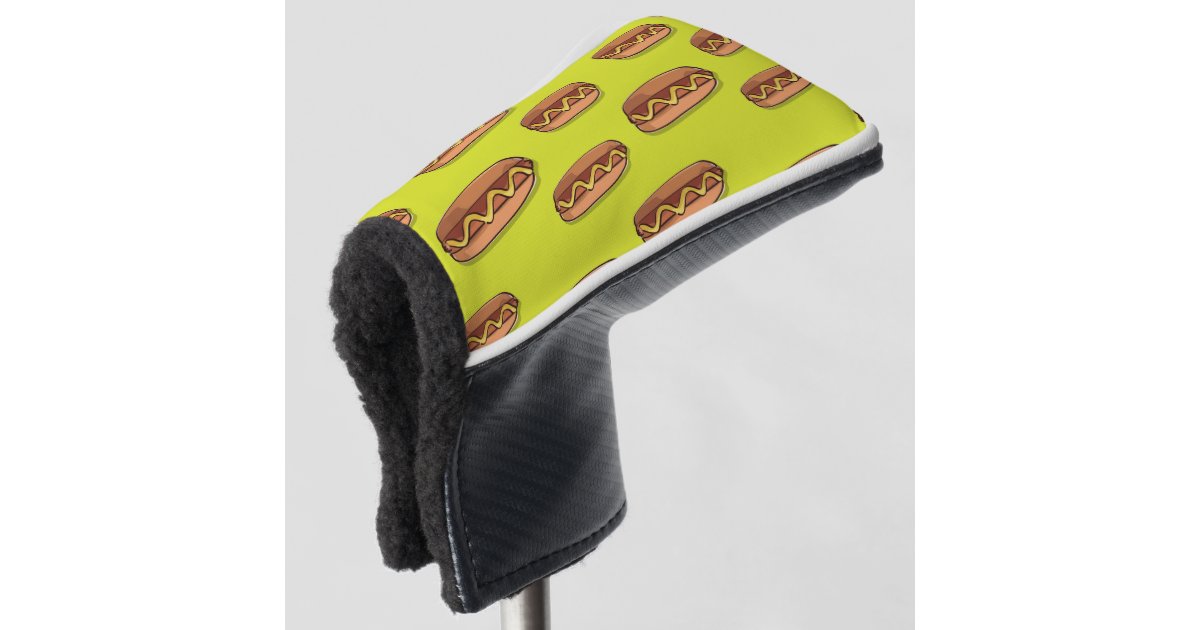 Funny Hot Dog Food Design Golf Head Cover | Zazzle