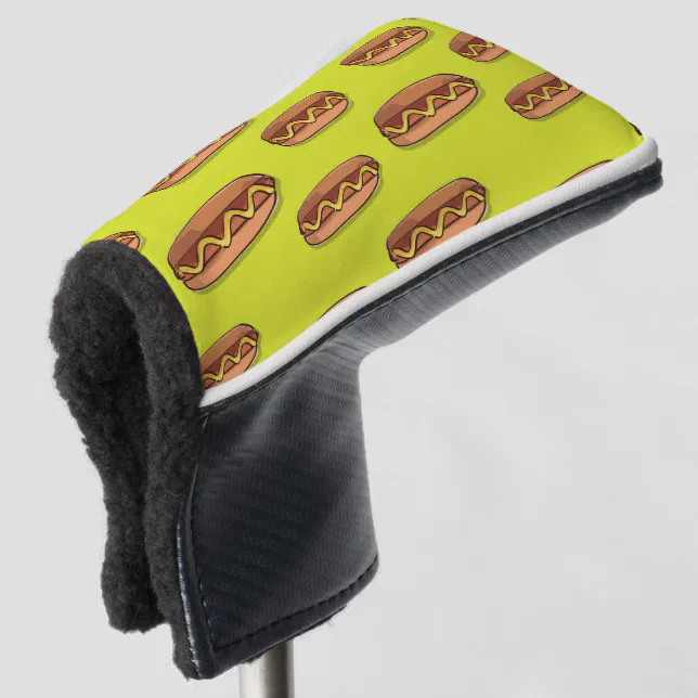 Funny Hot Dog Food Design Golf Head Cover | Zazzle