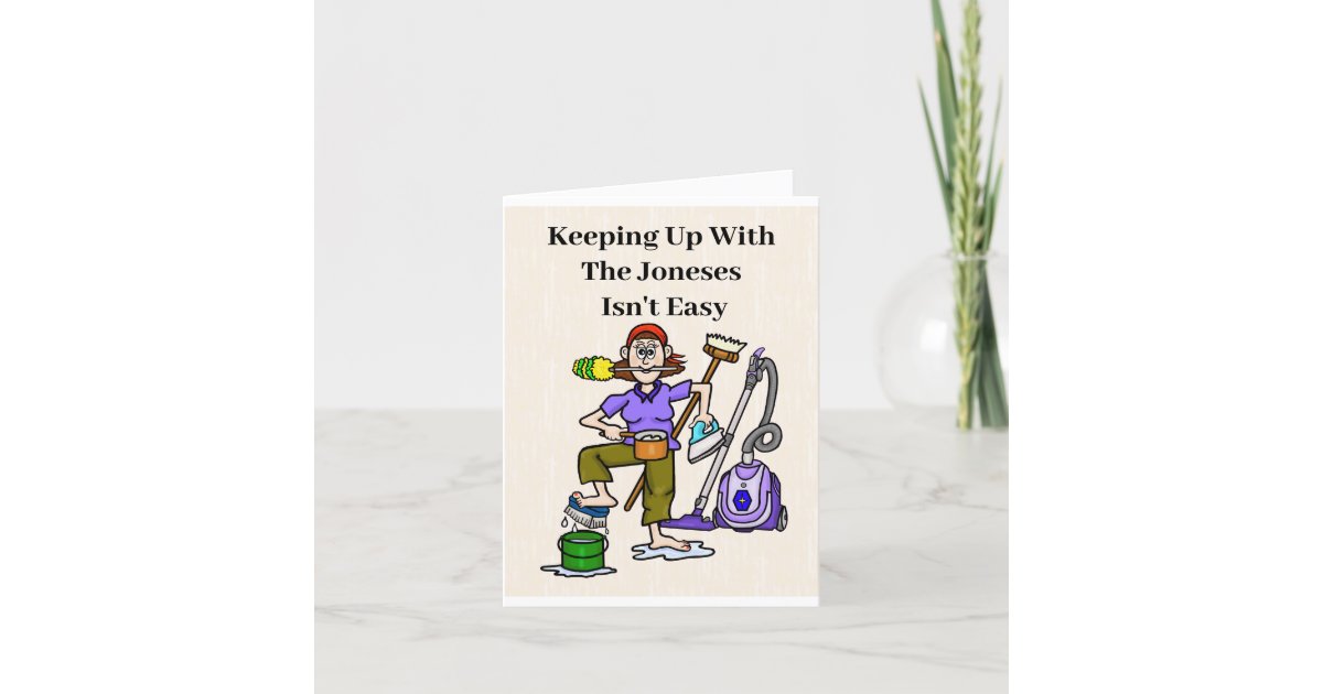 Funny Housekeepers Day Greeting Card | Zazzle