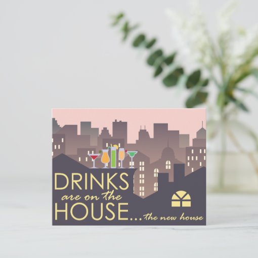 Funny Housewarming Party design Postcard | Zazzle