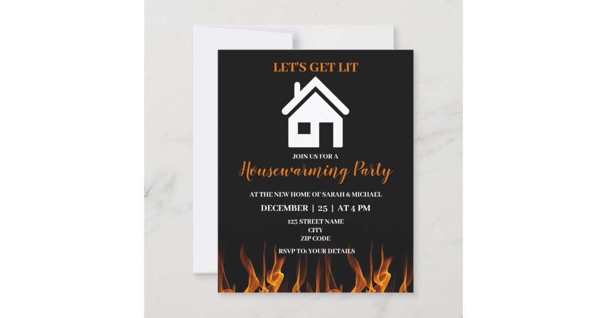 Funny Humor Housewarming Party Invitation | Zazzle
