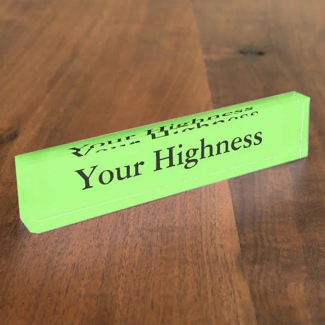 Funny Humor Name Plate for your desk at the office | Zazzle