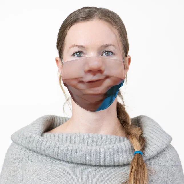 funny humour novelty joke baby adult cloth face mask | Zazzle