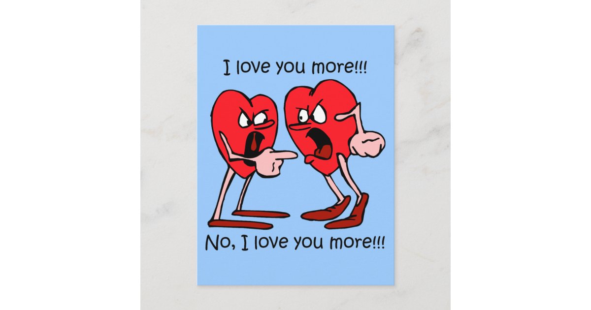 Funny I love you Postcard | Zazzle