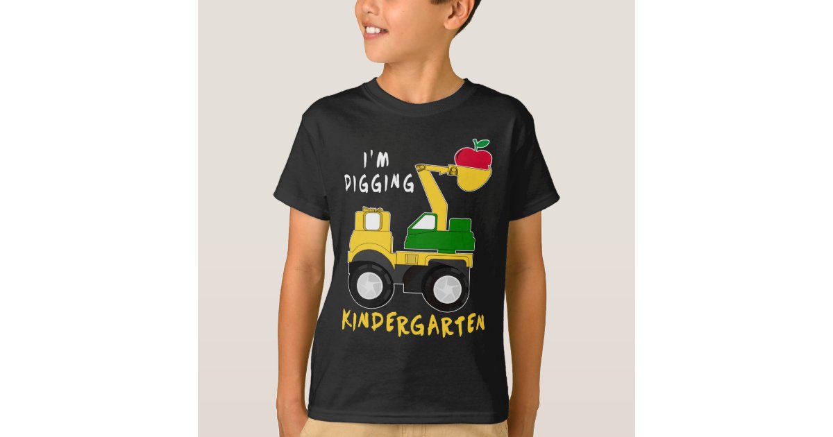 Funny I'm digging Kindergarten T-Shirt | Zazzle