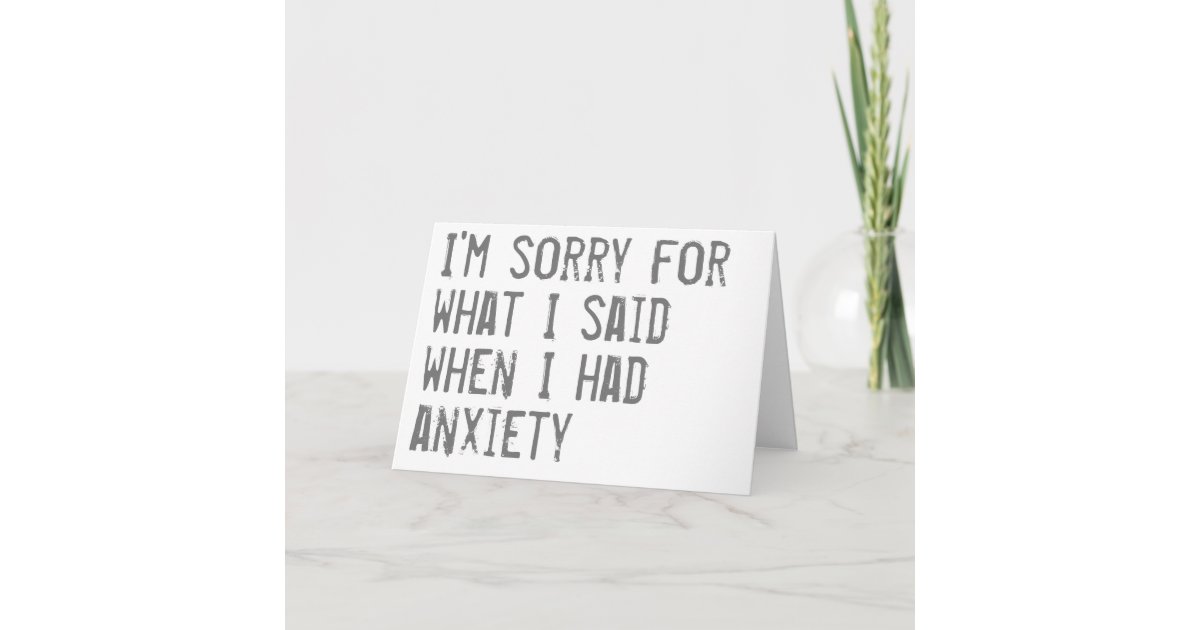 Funny "I'm Sorry" Card | Zazzle