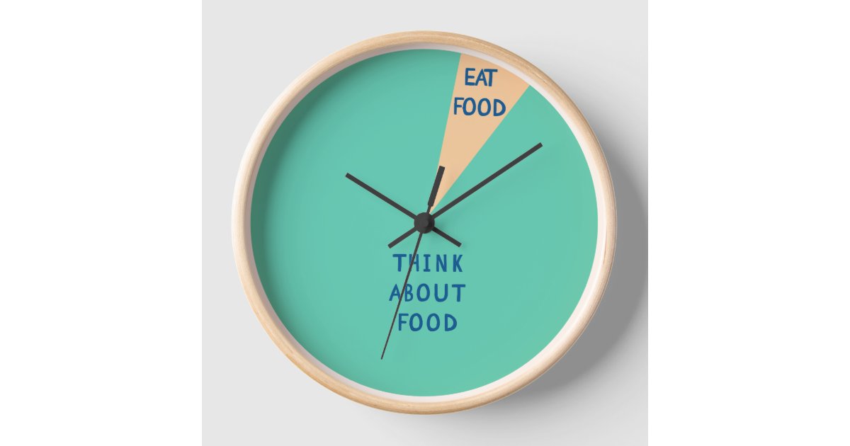 Funny Intermittent fasting Clock | Zazzle
