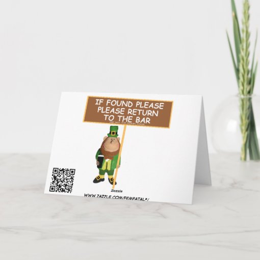 Funny Irish Card | Zazzle
