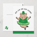 Funny Irish Jig St. Patrick's Day Postcard | Zazzle