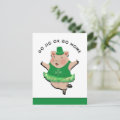 Funny Irish Jig St. Patrick's Day Postcard | Zazzle