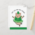 Funny Irish Jig St. Patrick's Day Postcard | Zazzle