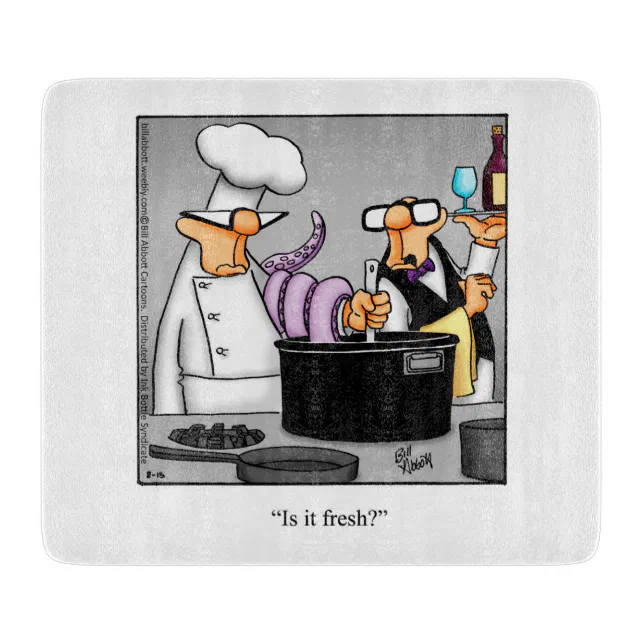 Funny "Is It Fresh?" Humor Cutting Board | Zazzle